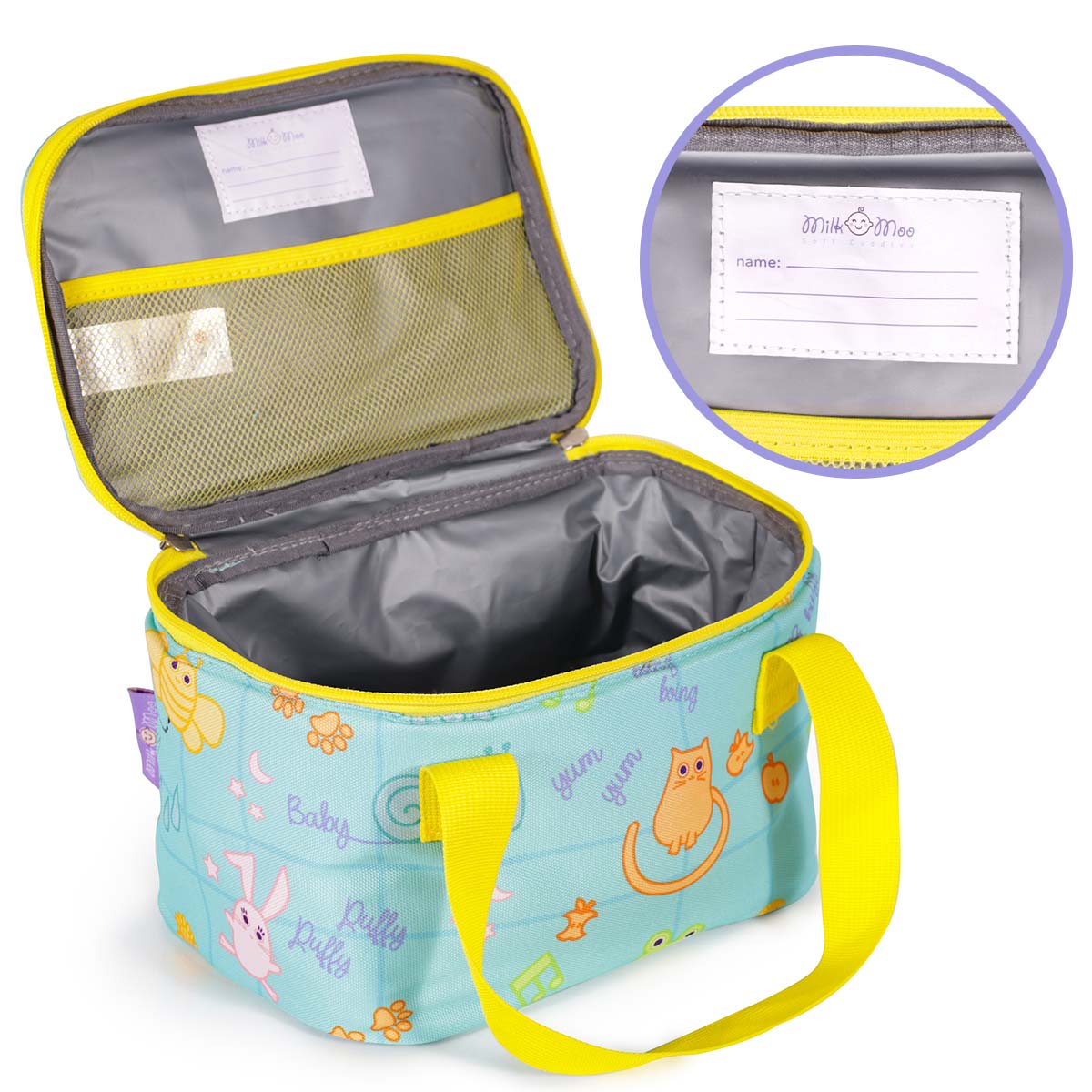 Heat Insulated Lunch Box Turquoise | Milk&Moo